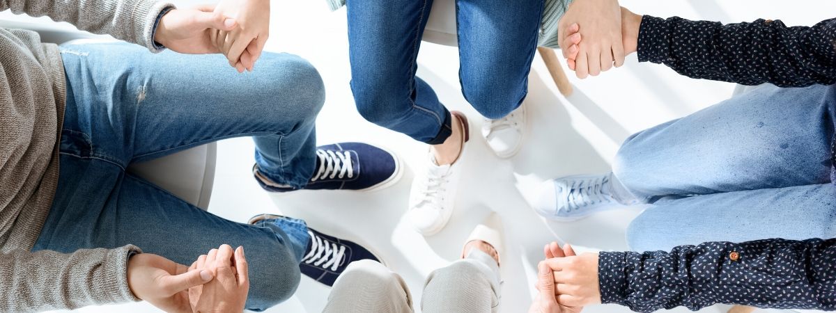 What do they say at the beginning and end of AA meetings?